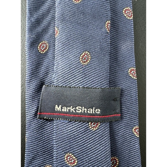 Mark Shale | Accessories | Mens Neck Tie Mark Shale Silk L58 W 3 Blue ...